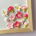 12Pcs Flower Shape Magnet Decals, Memo Magnets Reinforcement Stickers ...