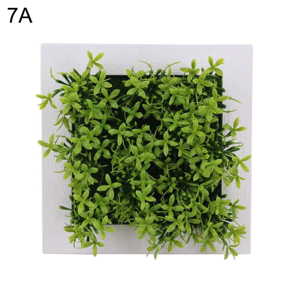 Hanging Planter Vase & Geometric Wall Decor Container, Artificial ...