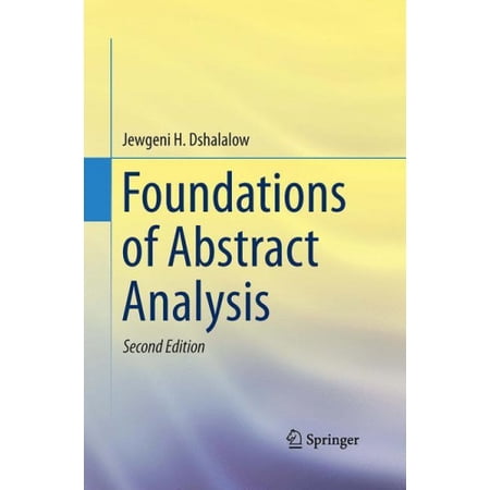 Foundations of Abstract Analysis | Walmart Canada