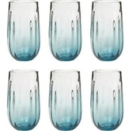 Cobalt Blue Set/8 Acrylic DOF Glass 15 oz. (170 Grams) - Walmart.com