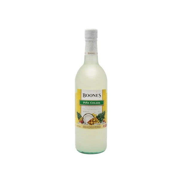 Pack de 12 Bebida Alcohólica Boones Piña Colada 750 ml Bonees Piña ...