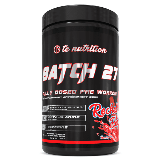 Batch 27 Pre Workout Powder - Nitric Oxide Booster & Preworkout for Men ...