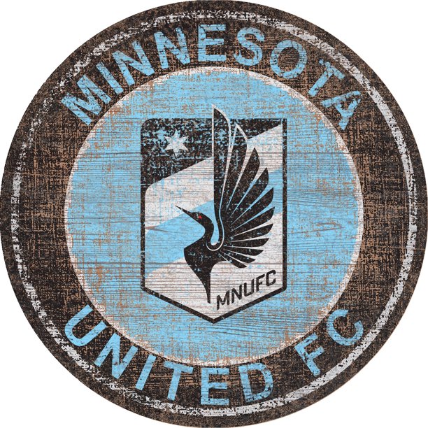 Minnesota United FC 24" x 24" Heritage Logo Round Sign - Walmart.com