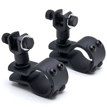 Kapsco Moto NEW Black 1-1/4" Foot Peg Adapter Clamps Engine Guard ...