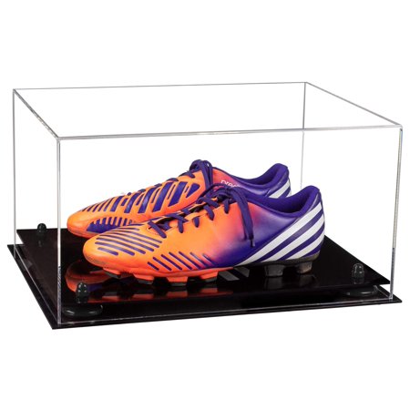 Better Display Cases Clear Acrylic Shoe Pair Display Case for Soccer ...