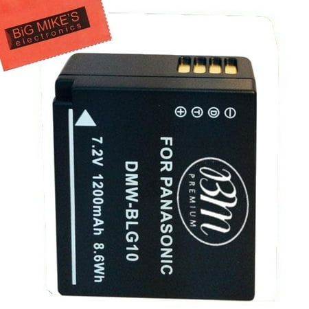 BM Premium DMW-BLG10 Battery for Panasonic Lumix DC-ZS70, DMC-GX80, DMC ...