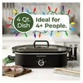 Magnifique 4-Quart Slow Cooker with Casserole Manual Warm Setting ...