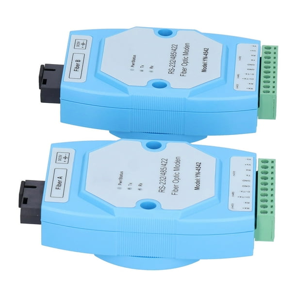 Tbest Fiber Optic Modem,Optical Fiber Transmission Device,2Pcs RS485 ...