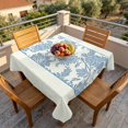 Abstract Ethnic Tribal Flower Texture Table Cloth 54x54in, Waterproof ...