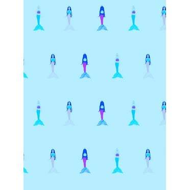 Barbie Mermaids Removable Vinyl Wallpaper, Pink - Walmart.com