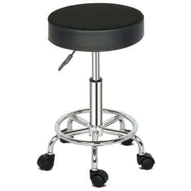 YOFE Bar Stool with Adjustable Height & 360-Degree Swivel, Black ...