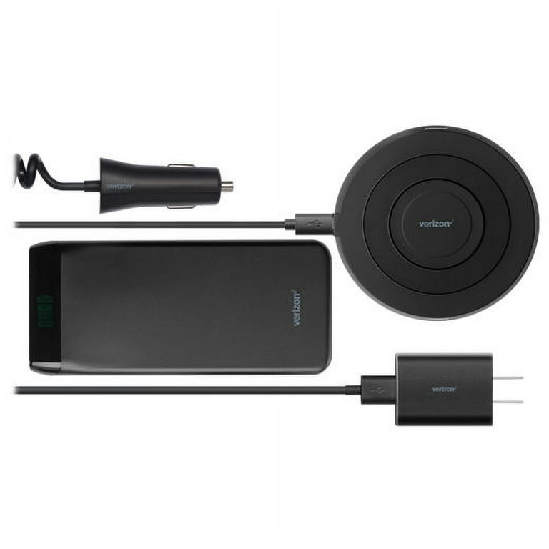 Verizon Wireless Charger Combo Pack for Apple Devices Black APLPWRBNDL