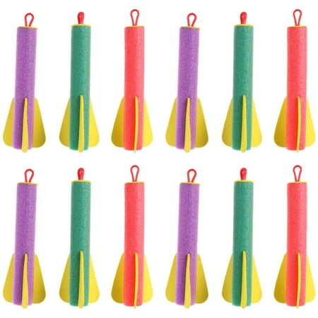 IGUOHAO Foam Finger Flyer Rockets IGUOHAO Pack of 12 Slingshot Flying ...