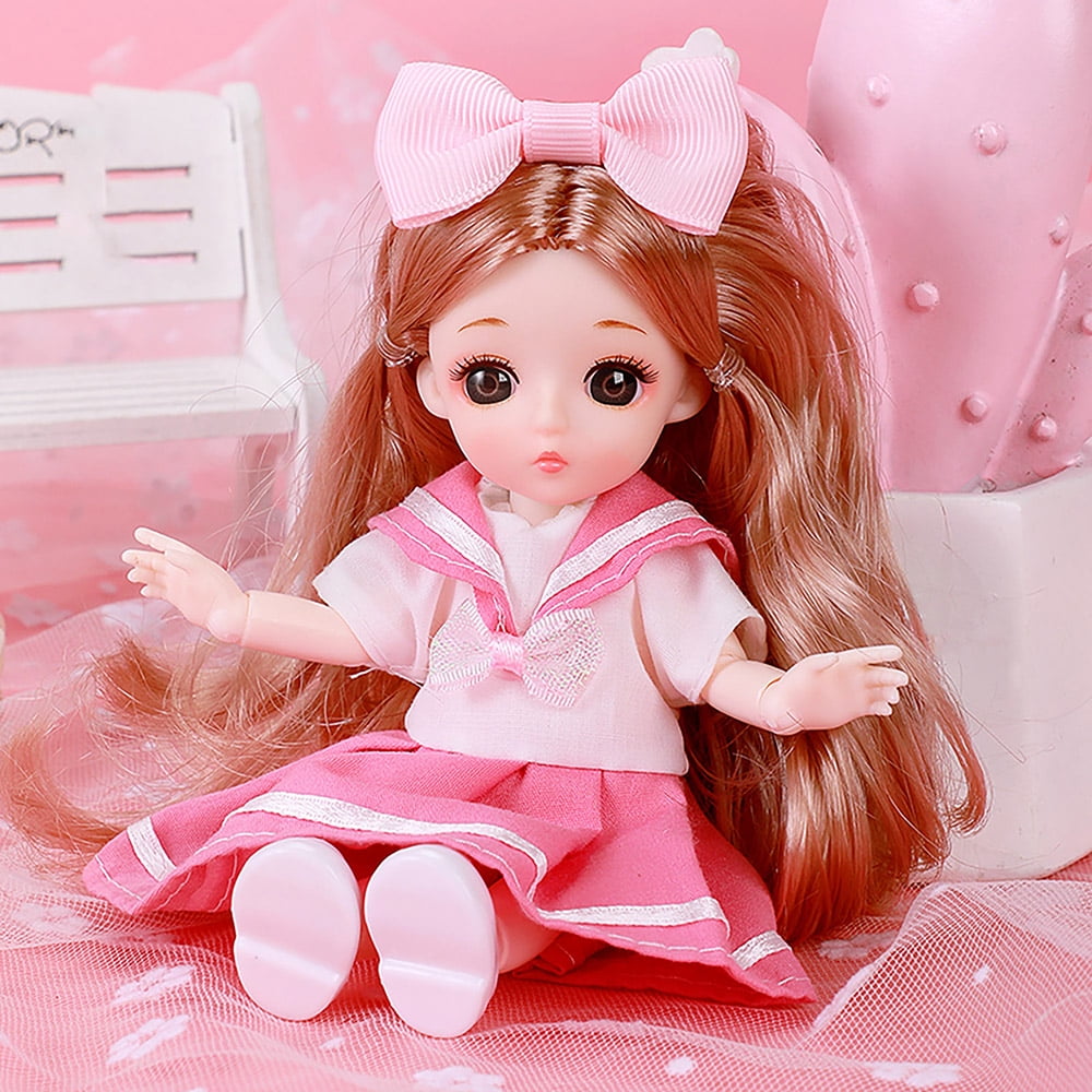 Buy Botrong Fidget Toys 16cm Moveable Mini Fashion Doll DIY Toys With ...