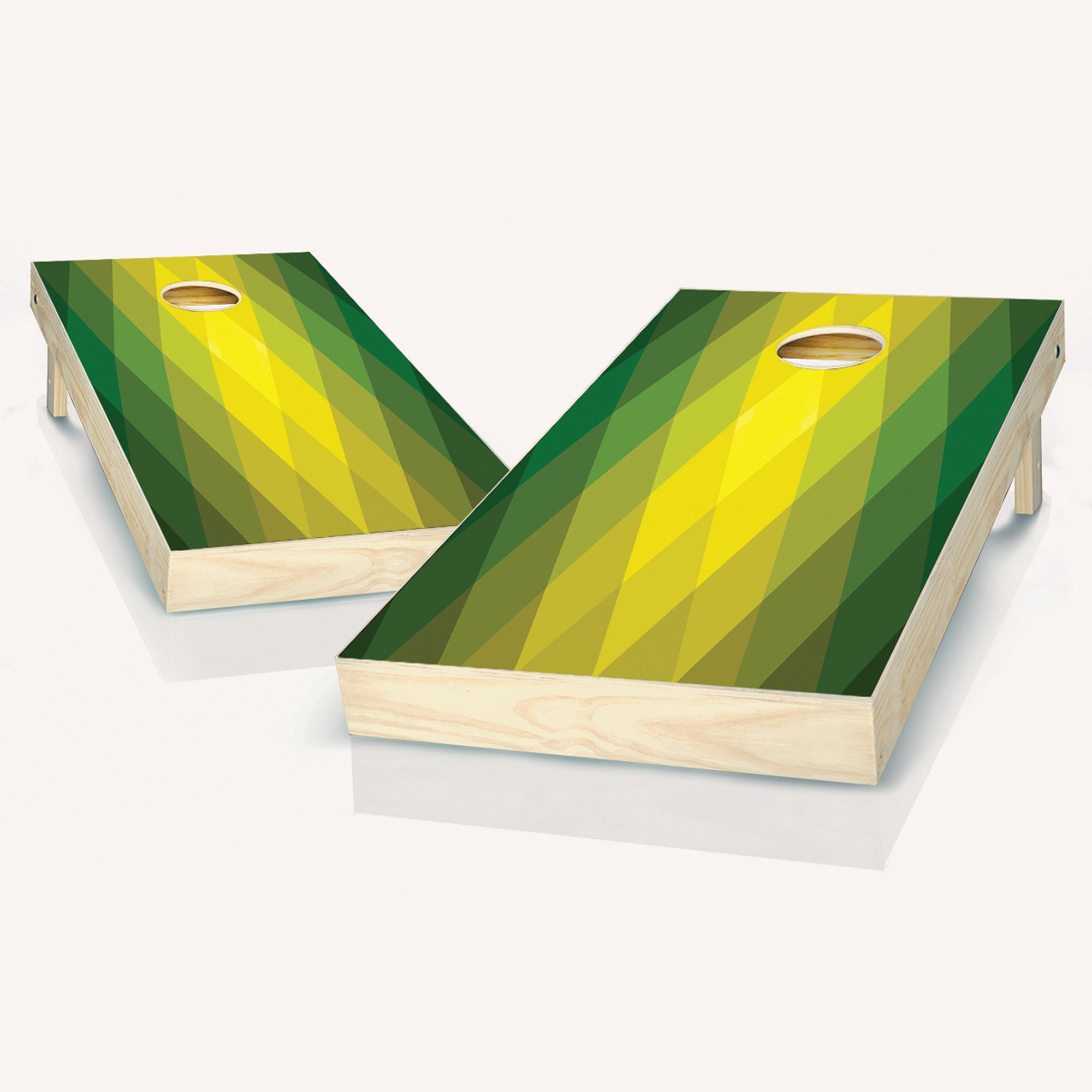 Skip's Garage Kryptonite Solid Wood Cornhole Board Set - Walmart.com