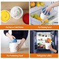 Ice Cream Containers for Homemade (4 Pack - 1 Quart Each), Reusable PP ...