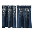 Bowayaoa Embroidered Short Window Curtains 2 Panel, Light Blocking ...