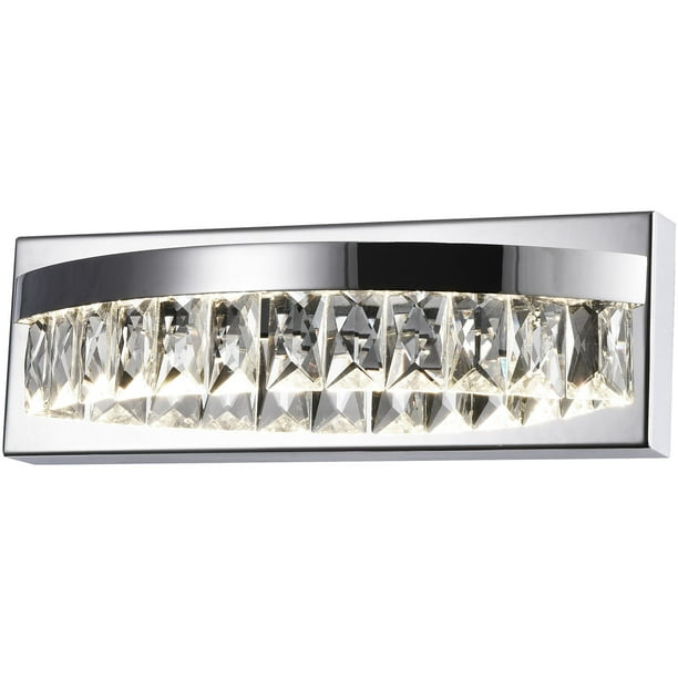 Bathroom Vanity 1 Light Bulb Fixture With Polished Chrome Finish Metal ...