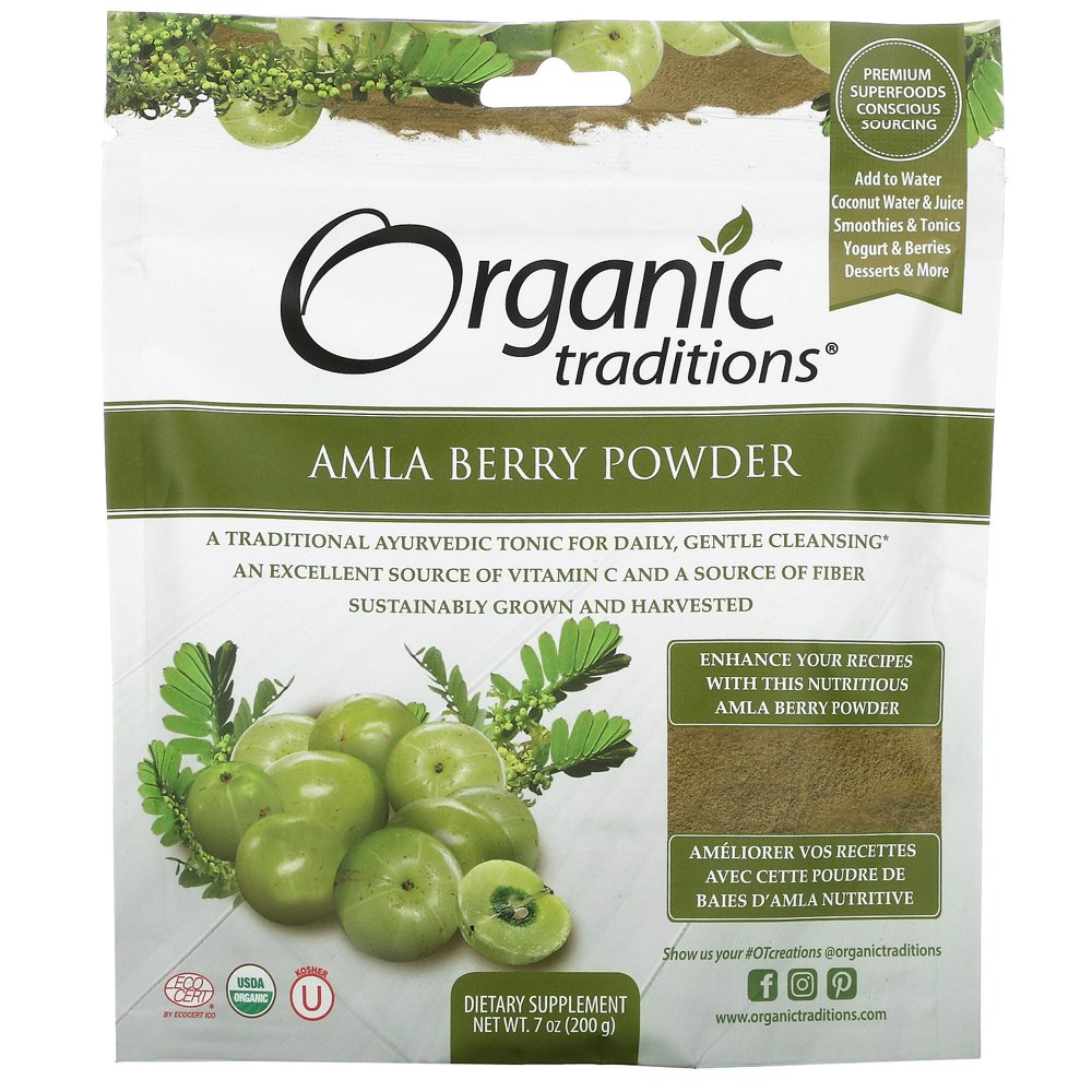 Organic Traditions - Amla Berry Powder - 7 oz. - Walmart.com - Walmart.com