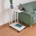 RokiaTek Side Table, Small Side Table for Couch, Laptop C Table With ...