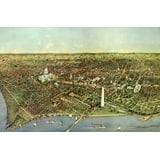 Antique Maps Poster #4 12x16 Print on Metal Sign 12in x 16in Multi ...