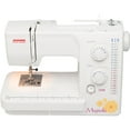 Janome 7318 Magnolia 18-Stitch One 4-Step Buttonhole Sewing Machine ...
