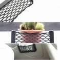 BRAWN- Car Elastic Net Storage Phone Organizer Holder Adhesive Car ...