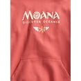Disney Moana Girls Discover Oceania Graphic Fleece Hoodie, Sizes 4-16 ...