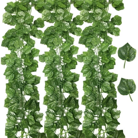 Fake Vines for Decoration 36 Strands 250Ft,Artificial Ivy Garland Fake ...