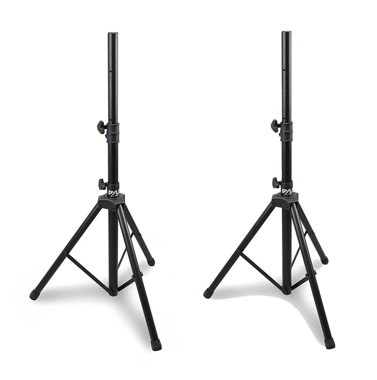 Pyle Pro Adjustable Extending Height Tripod Speaker Stand Holder Mount ...