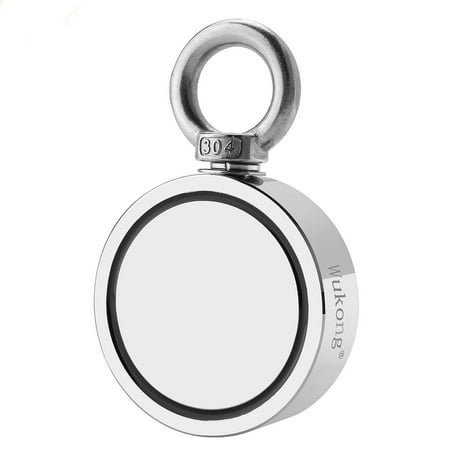 KSCD Fishing Magnet Double Sided Neodymium Magnet with Eyebolt ...