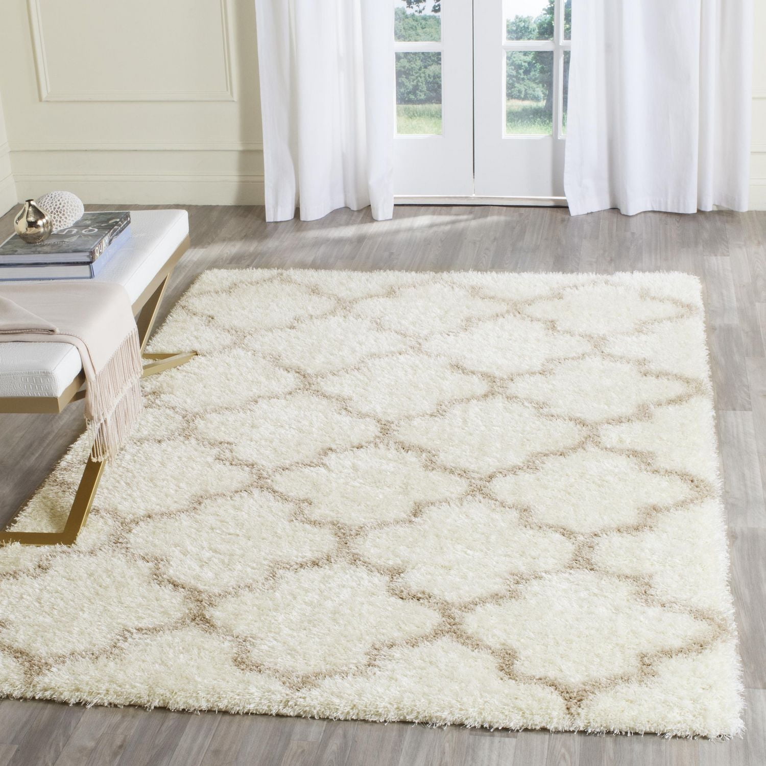 Click here for Safavieh Montreal Lennart Geometric Shag Area Rug... prices