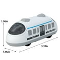 Children'S Double-Pull High-Speed Rail Train Toy Train Emu Model ...