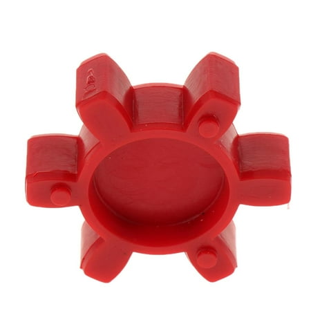 Red 6 Petals Rubber Engine Damper Coupling Insert Shaft Coupling ...
