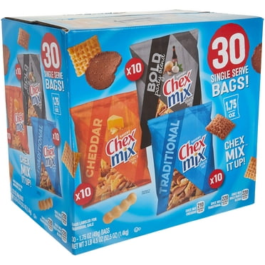 Chex Mix Chex Mix Chocolate Turtle, 4.5oz, 7/Box - Walmart.com
