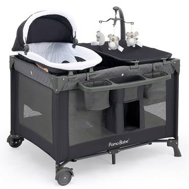 AILEEKISS Unisex Nursery Center, Foldable Baby Playard with Changing ...