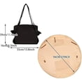Lay-Flat Drawstring Backpack Tote, Large Waterproof Oxford Canvas ...