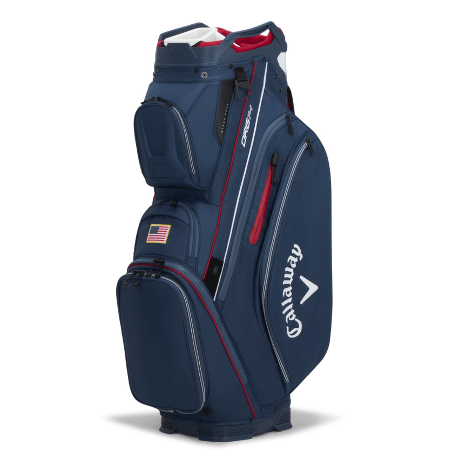 Callaway 2023 ORG 14 Golf Cart Bag-Navy Red USA - Walmart.com