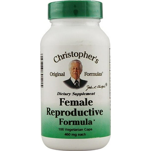 Dr. Christopher's Original Formulas Female Reproductive Formula Capsules, 100 Ct - Walmart.com