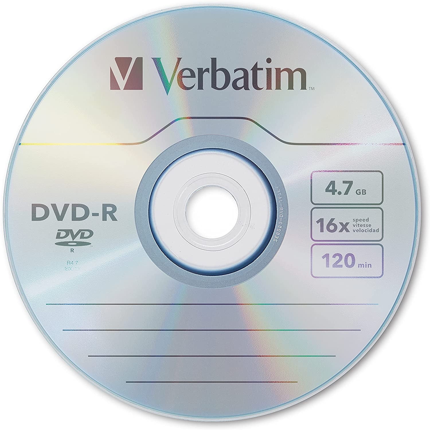 DVD-R 4.7GB 16x AZO Verbatim Husillo de 50 Discos | Walmart en línea