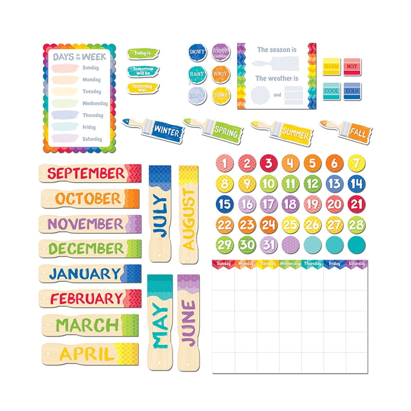 Painted Palette Calendar Set - Walmart.com