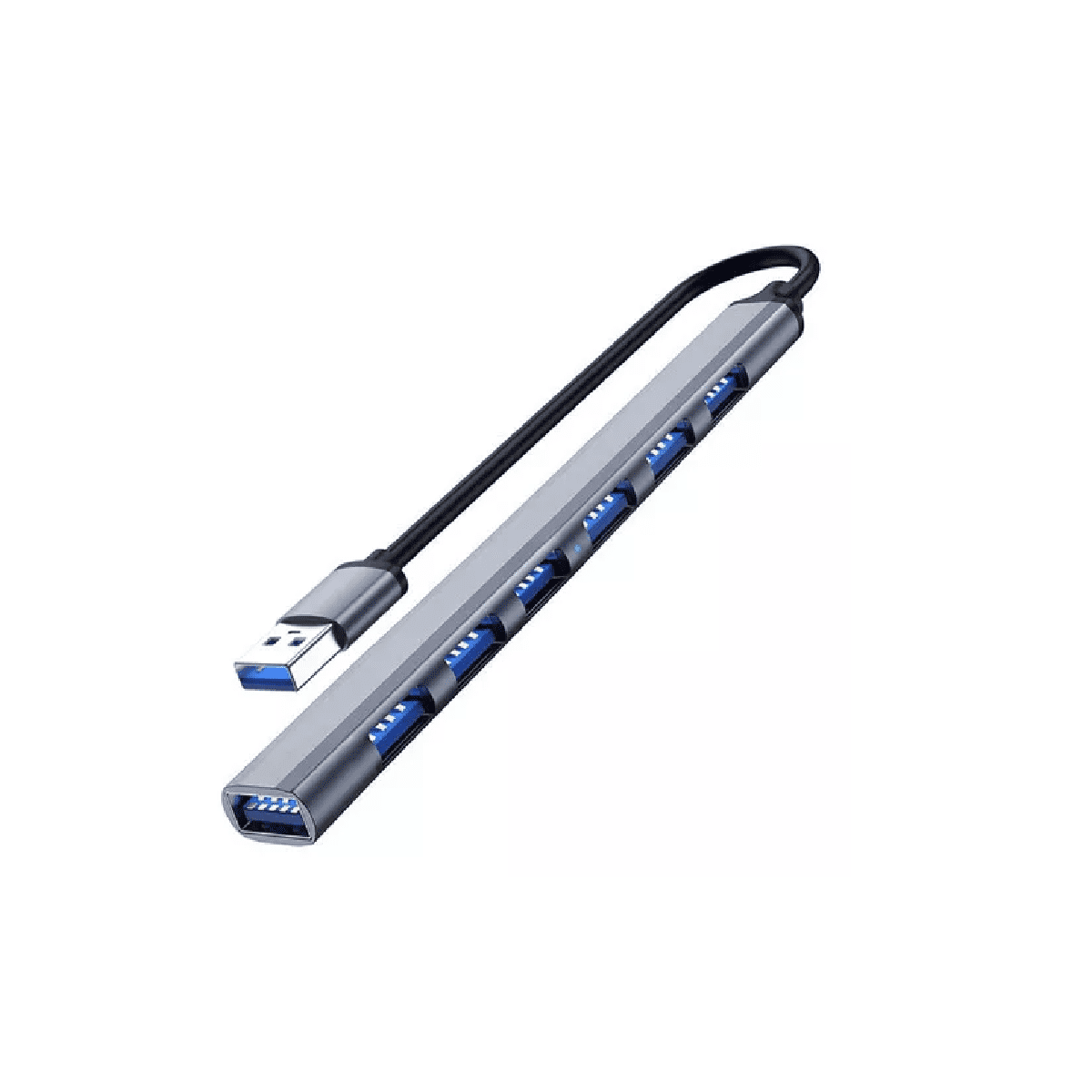 Adaptador Multipuerto Hub Delgado De 7 Puertos Usb 3.0 Blanco | Bodega Aurrera en línea