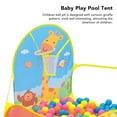 FAGINEY Kids Ball Pool with Basketball Hoop Baby Play Pool Tent Sturdy ...