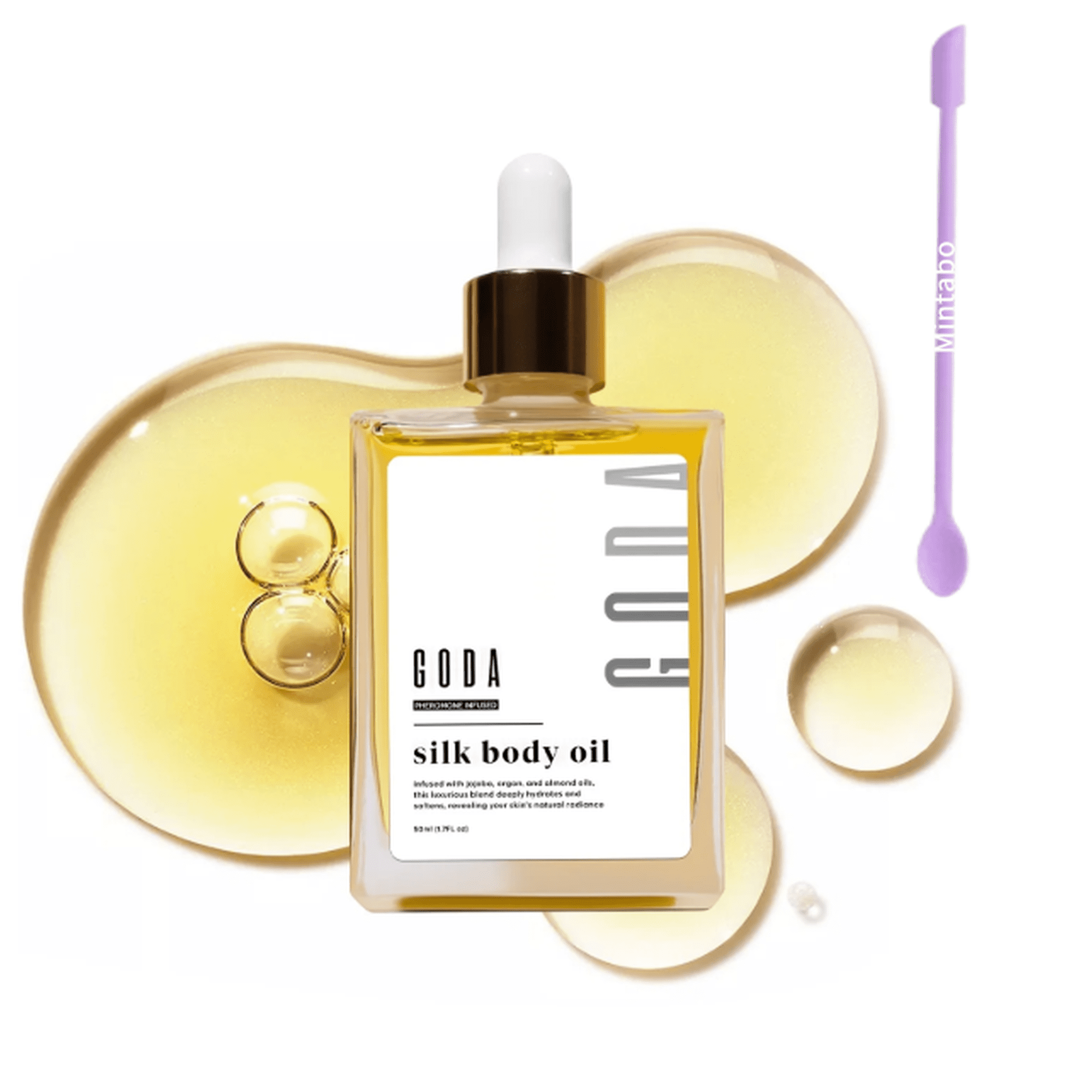 Click here for Godaa Goda Silk Body Oil Bundle With Cosmetic Spat... prices