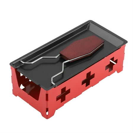 Raclette Cheese Melter, Solid Portable Carbon Steel Candlelight Cheese ...