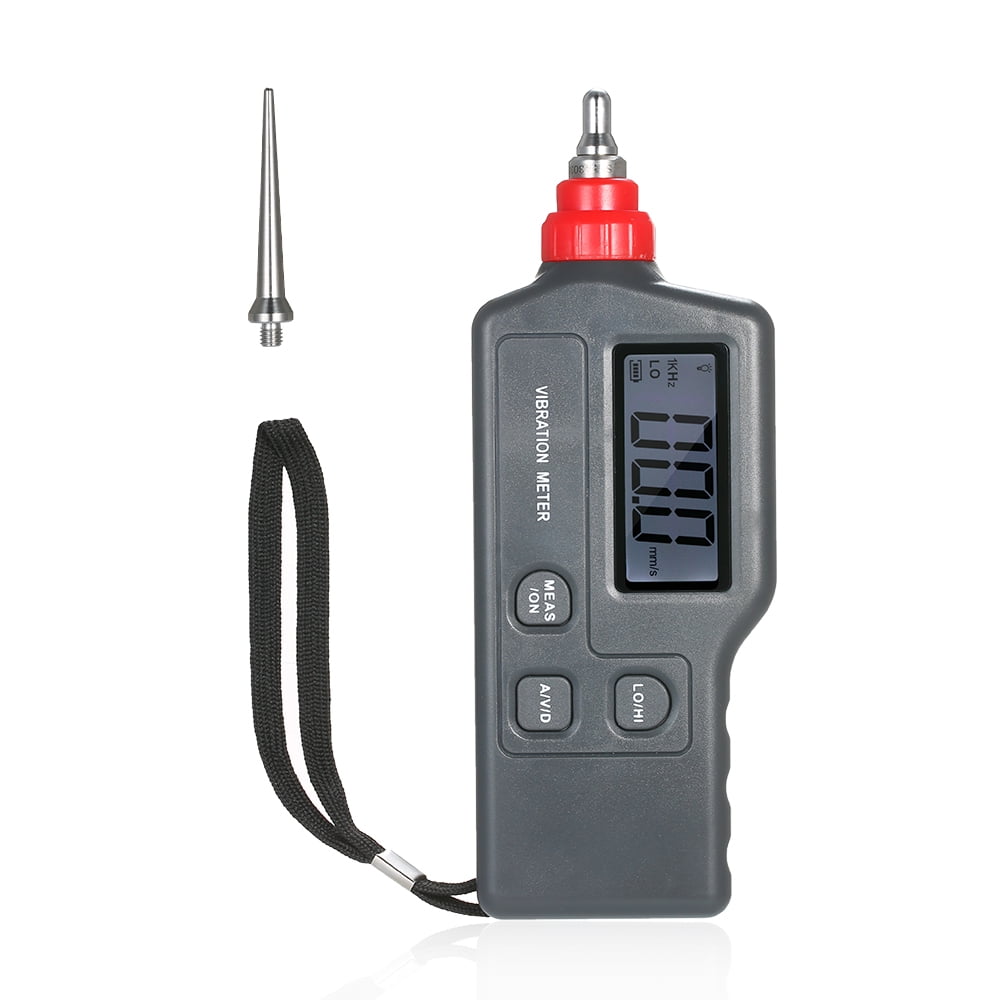 Meter Portable Digital Vibration Meter with LCD Screen Vibration ...