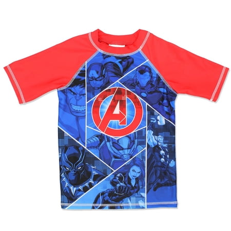 Marvel Boys' Big Avenger Rashguard, Royal Blue, 5/6 | Walmart Canada