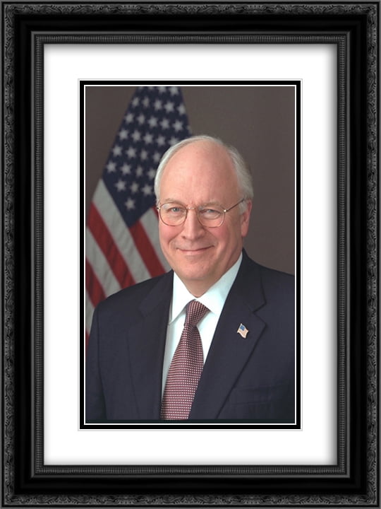 Official portrait of Vice President Cheney taken in the Roosevelt Room ...
