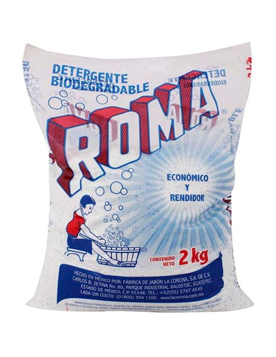 Pack de 10 Detergentes Roma de 2kg Roma 2 kilogramos | Walmart en línea