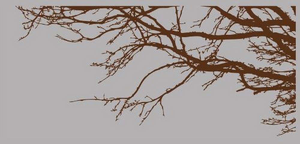 Large Wall Tree Nursery Decal Oak Branches Wall Art Vinyl Sticker Right ...